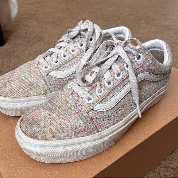 Vans | Shoes | Vans Pastel Tweed Womens Sneakers | Poshmark